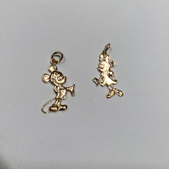 Disney | Jewelry | Vintage Disney Mickey And Minnie Mouse Charms | Poshmark